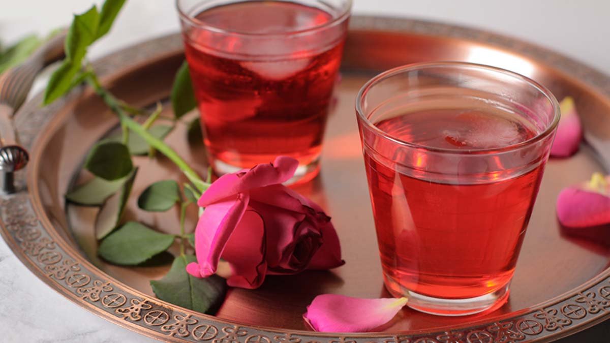 Rose Sharbat Recipe: A Sweet & Fragrant Halal Drink - Food Monde